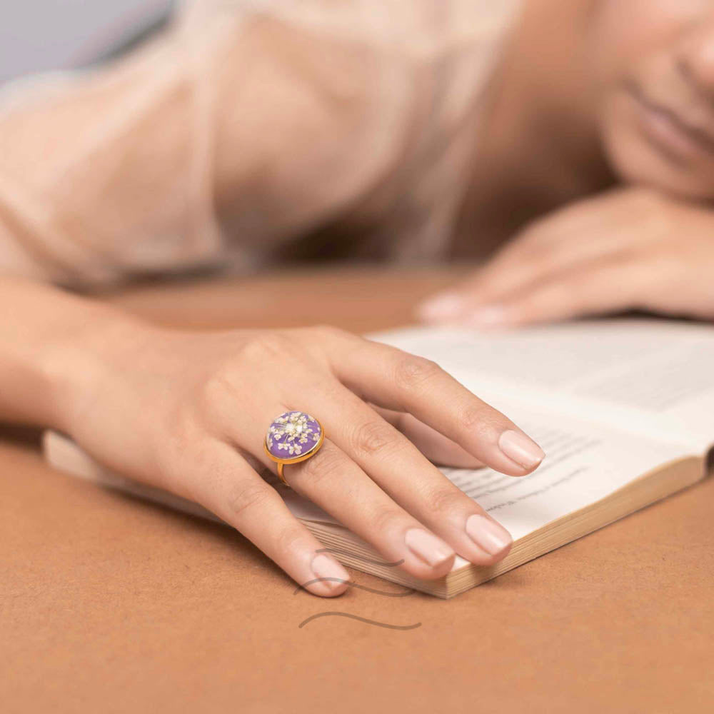 Buy Flower Ring Online at Leafyaffair – Leafy Affair