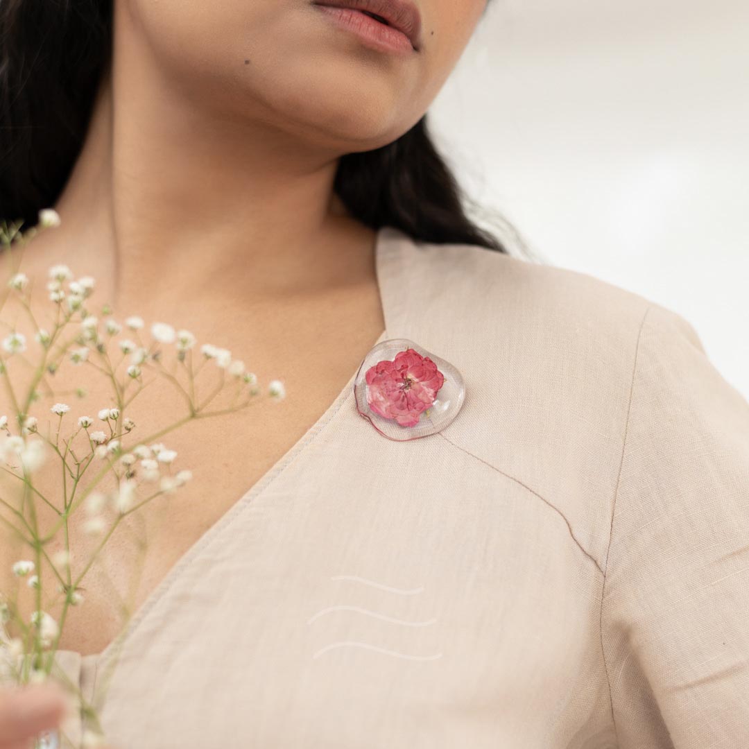 Ruby Rose Pin – Leafy Affair