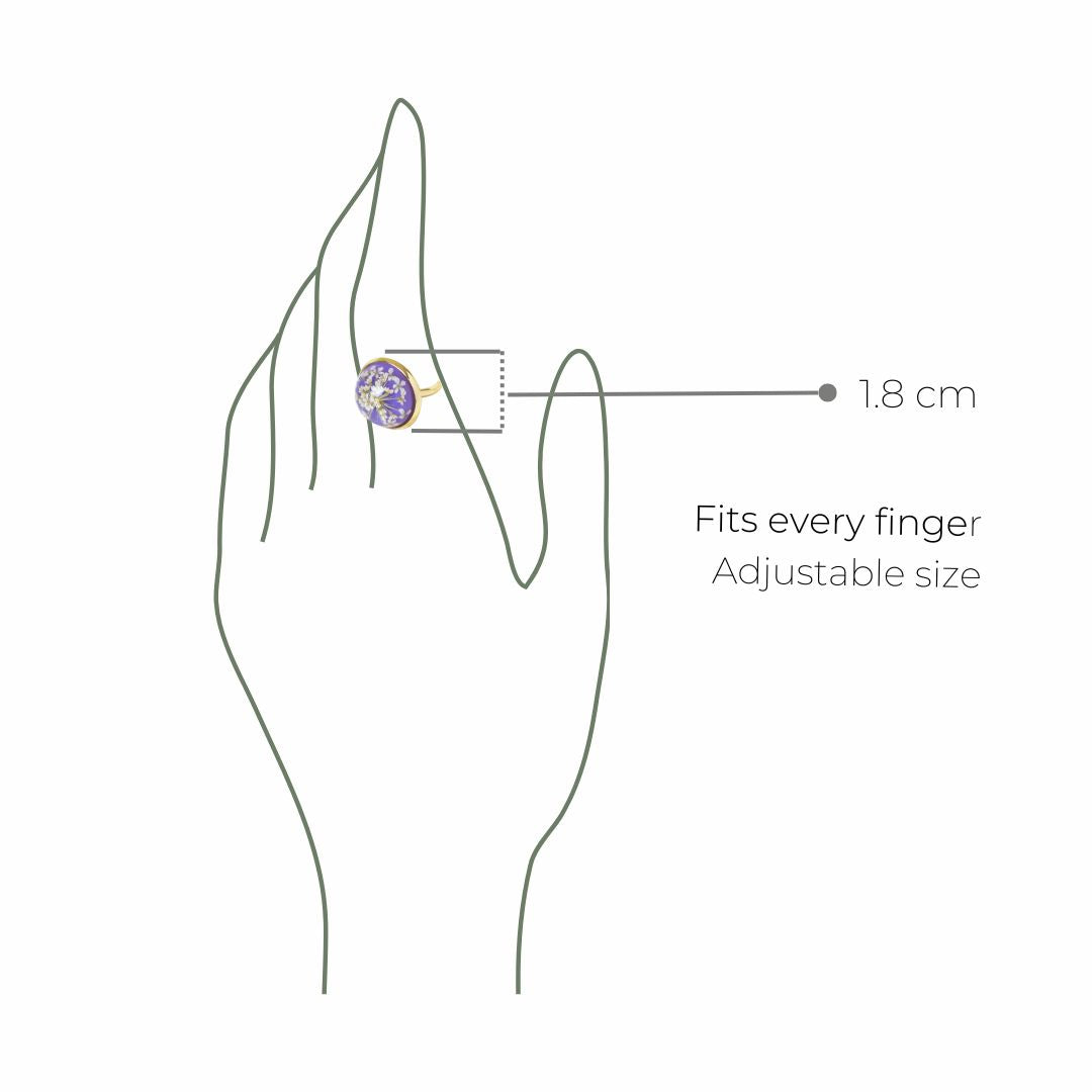 Periwinkle Living Lace Ring Leafy Affair Periwinkle Living Lace Ring Leafy Affair